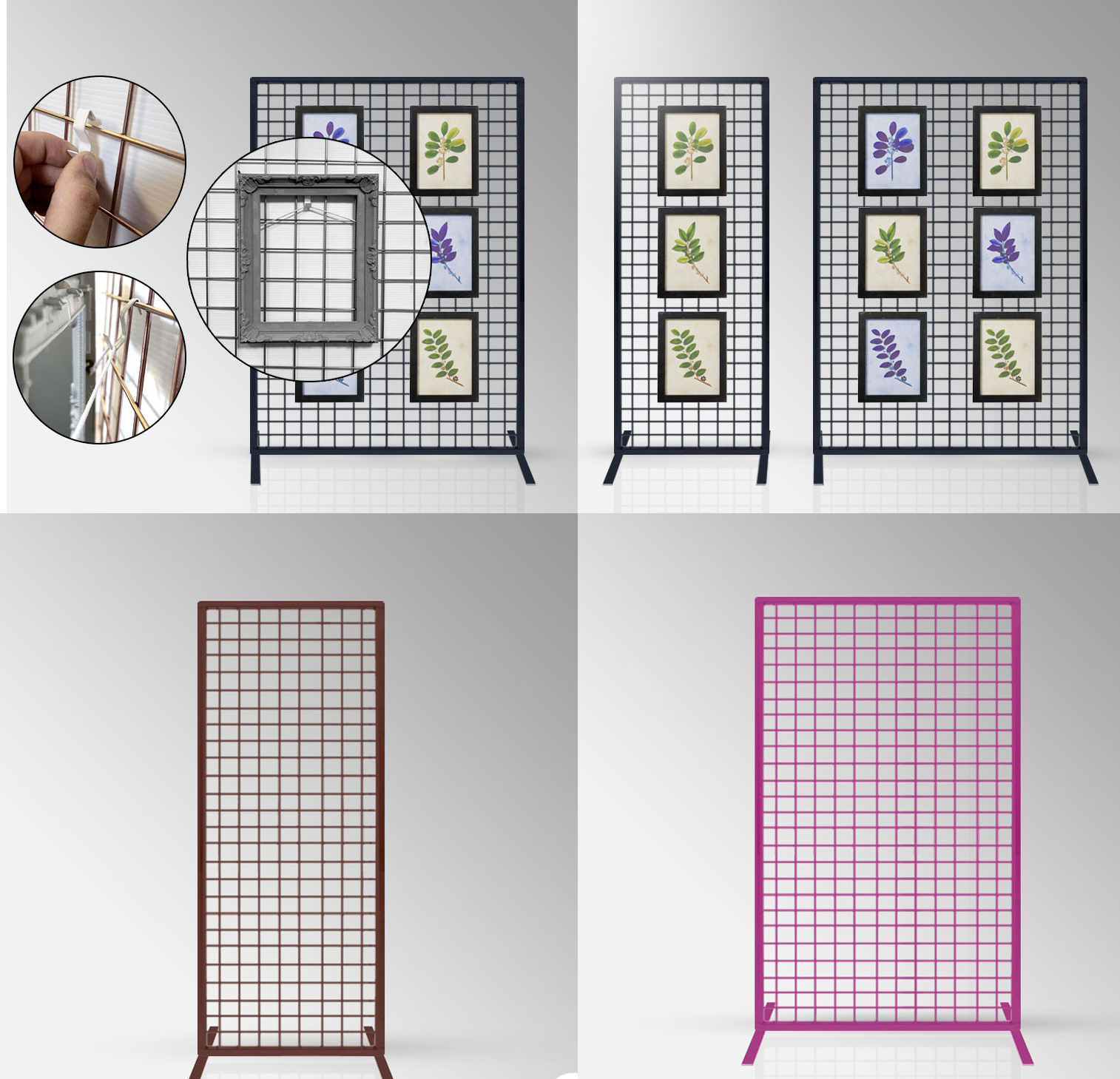 Art Display Grid Walls Panels & Stands – Picture Hanging Company