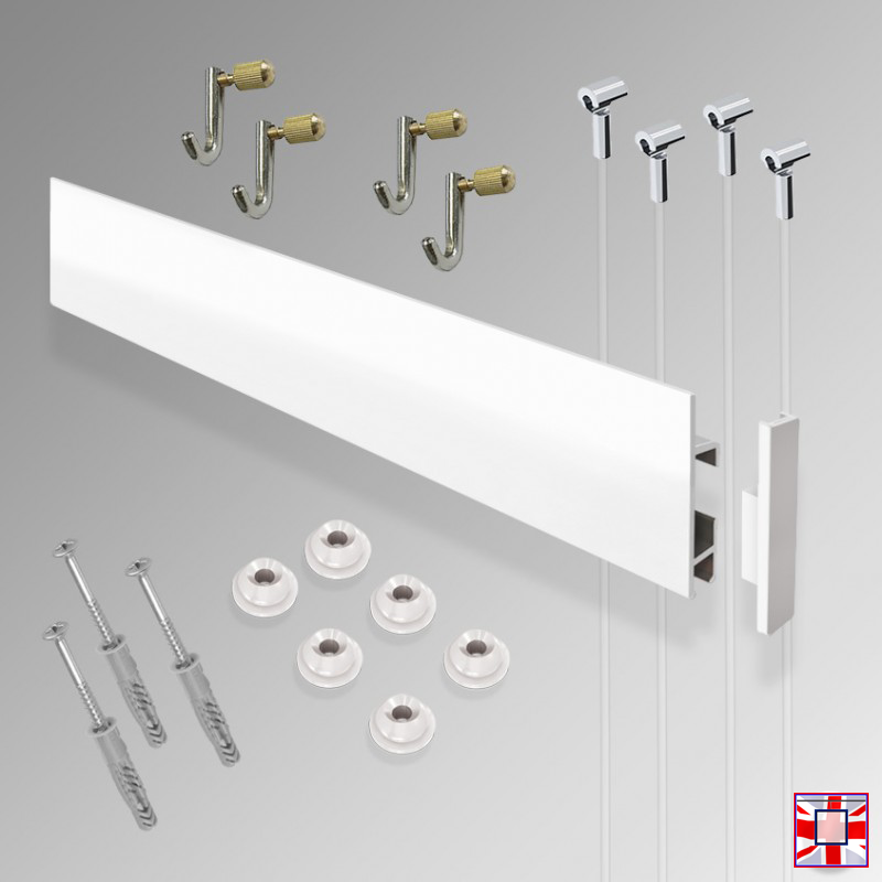 Complete Picture Rail Hook & Hanger Kits | Art Hanging Systems - PHC ...